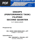 Performance Tasks - Filipino | PDF