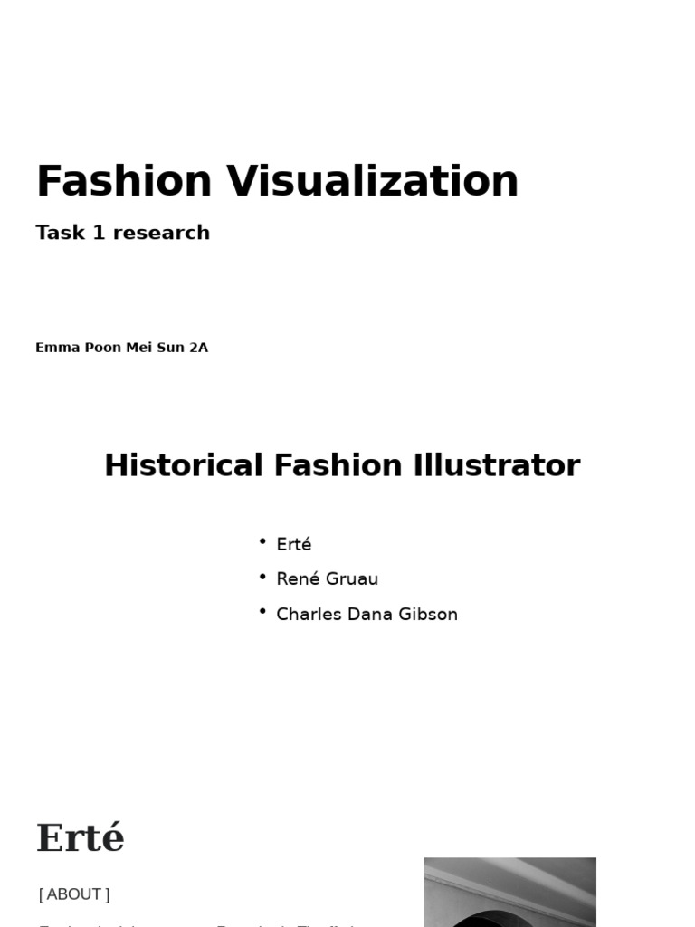 Fashion Visualization Research | PDF | Drawing | Paintings