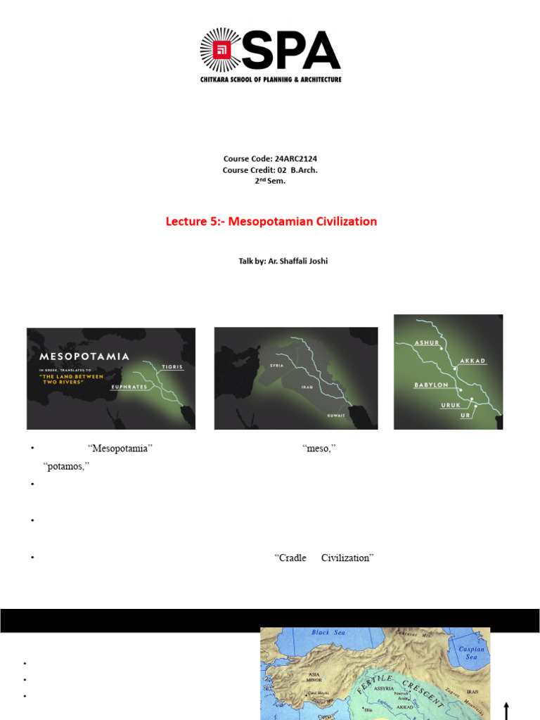 Overview of Mesopotamian Civilization | PDF | Sumer | Mesopotamia