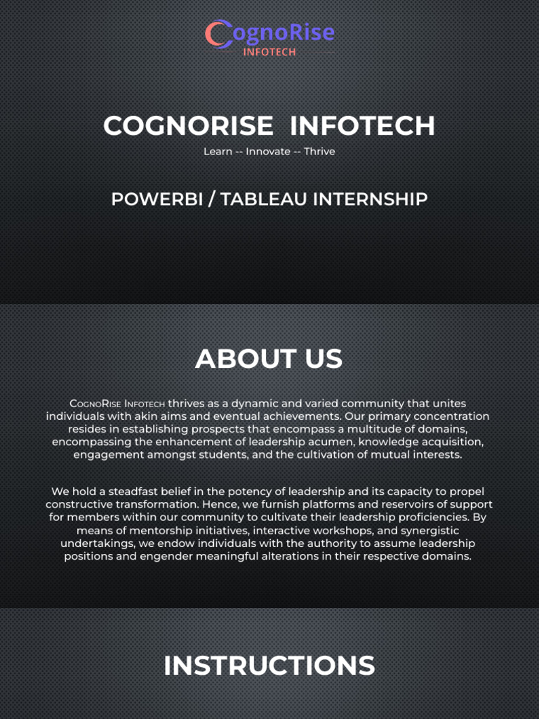 PowerBi Tableau Task List | PDF | Data Science | Data Analysis