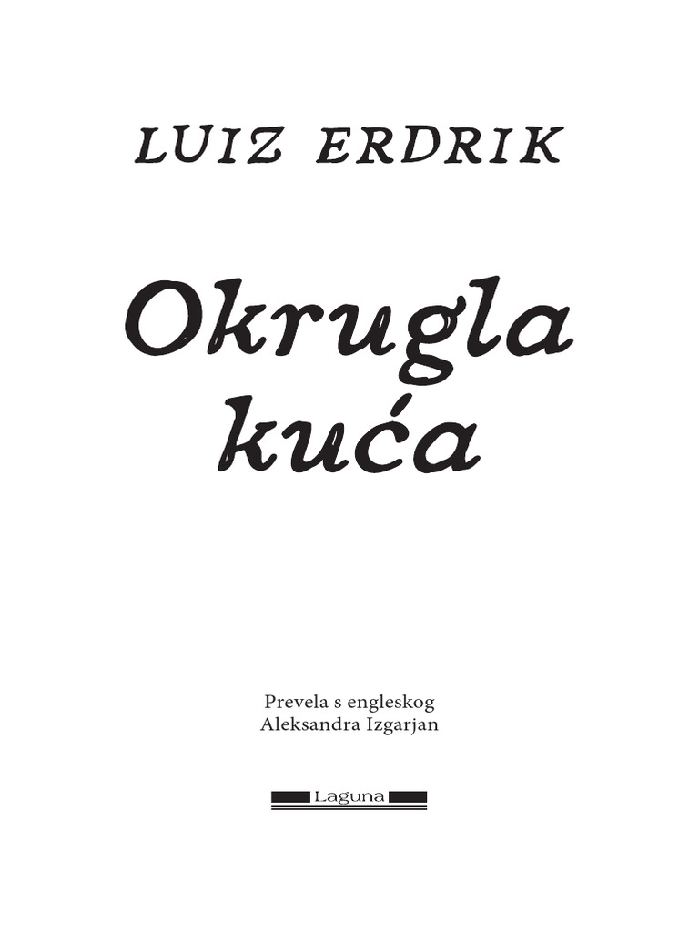 Laguna Okrugla Kuca | PDF