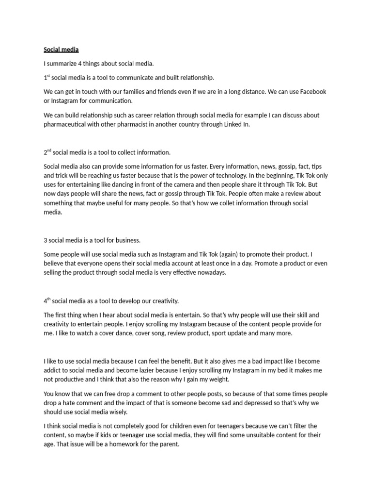 Social Media | PDF