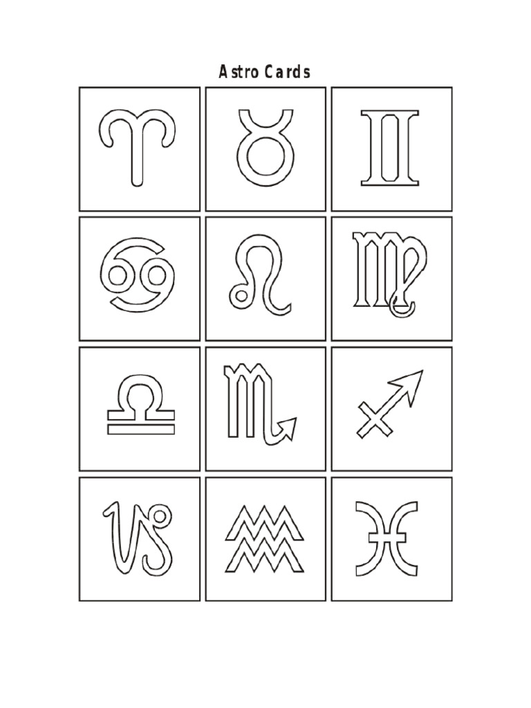 Astro Cards | PDF