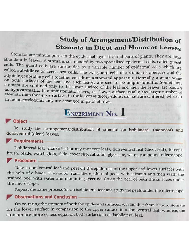 ???class-12, Biology Practical. | PDF