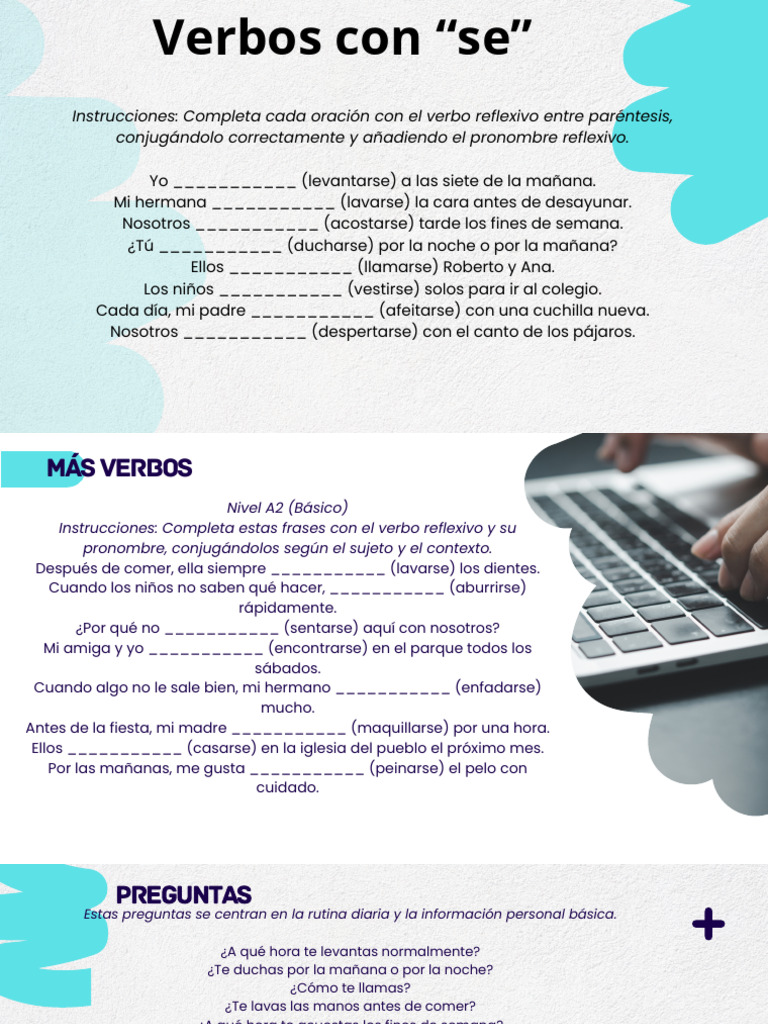 Verbos Reflexivos en Español | PDF | Verbo