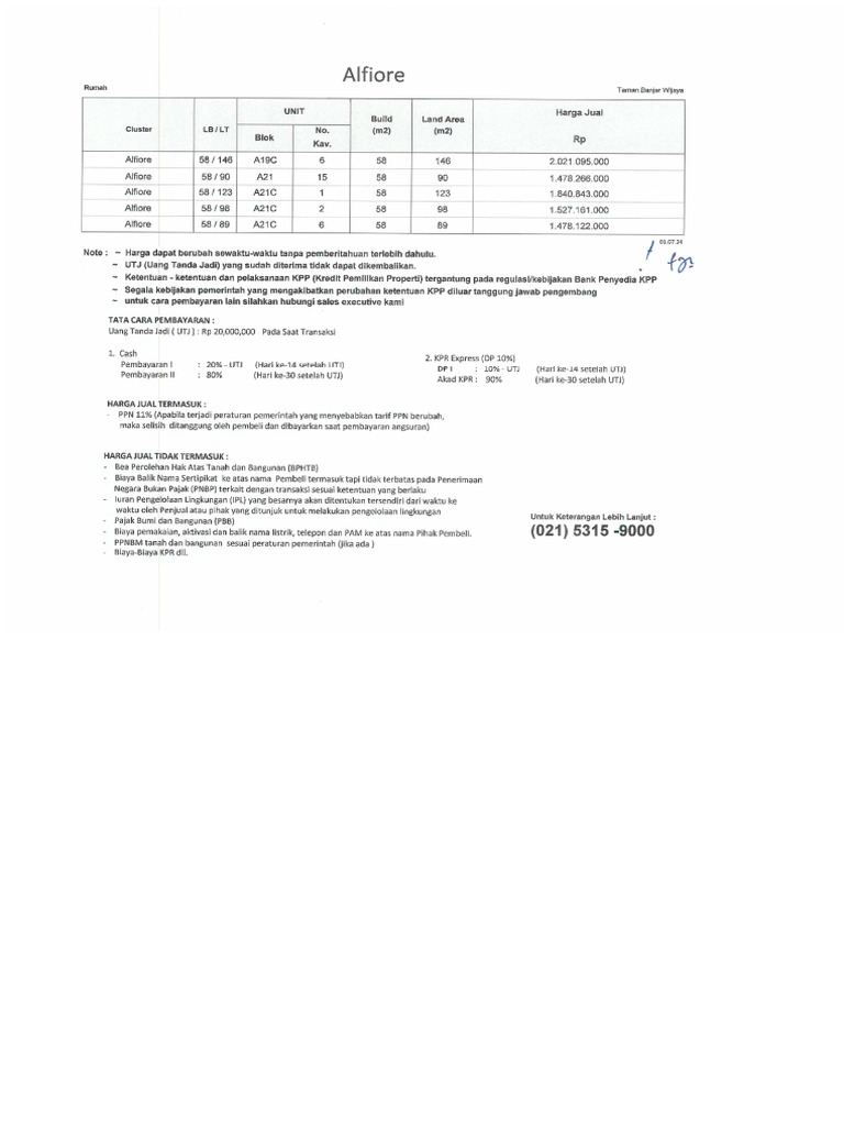 PLC Alfiore Q3 2024 | PDF