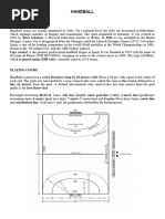 Handball Passes | PDF | Sports Rules And Regulations | Athletic Sports