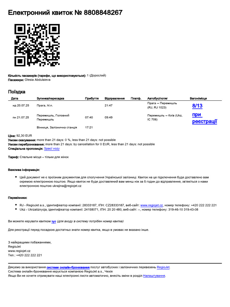 E Ticket | PDF