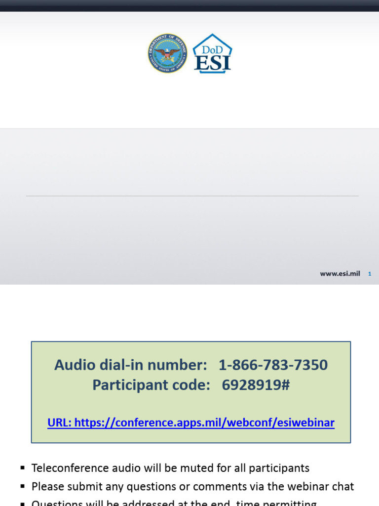 Dod Esi Itam SLM Webinar | PDF | Information Security | Software
