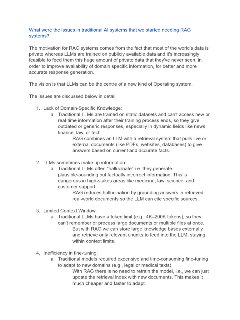 Retrieval Augmented Generation Systems | PDF | Information Science | Computing