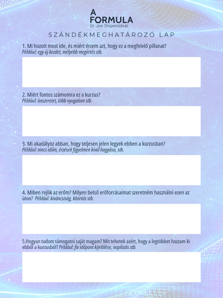 A FORMULA Szandekmeghatarozo Lap 2025 Dij Hu s1 l3 | PDF