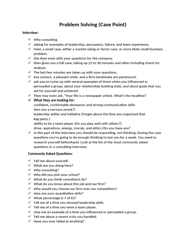 Problem Solving From Case in Point Book | PDF | Social Psychology