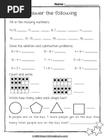 BEDMAS Worksheet with Integer Problems | PDF | Numbers | Number Theory