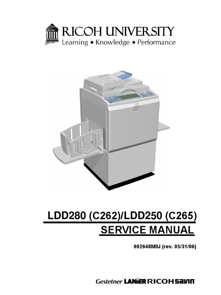 C262, C265 Service Manual | PDF | Battery (Electricity) | Image Scanner