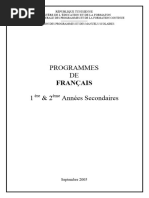 Pratique du Français - 9ème Année | PDF | Lecture (Processus) | Phrase