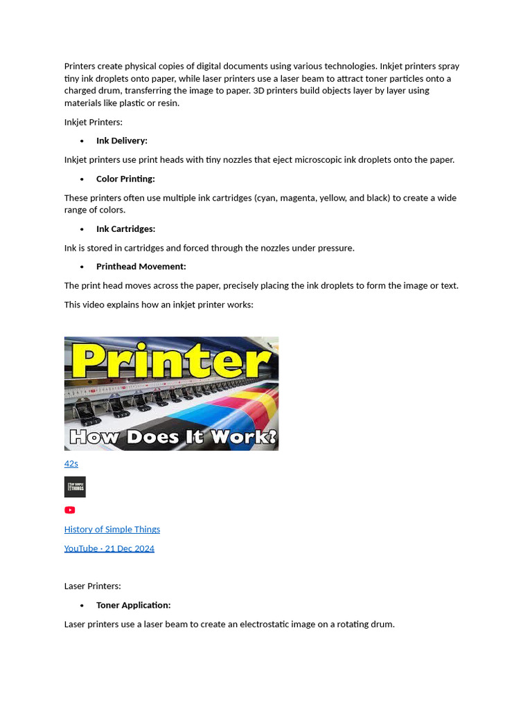 Printers | PDF