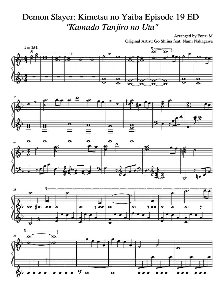 Música de Demon Slayer Episode 19 ED | PDF
