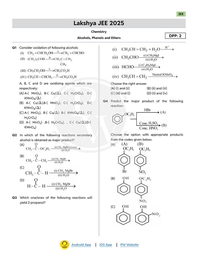 Converting RCHO to RCH2OH Methods | PDF | Organic Compounds | Chemistry