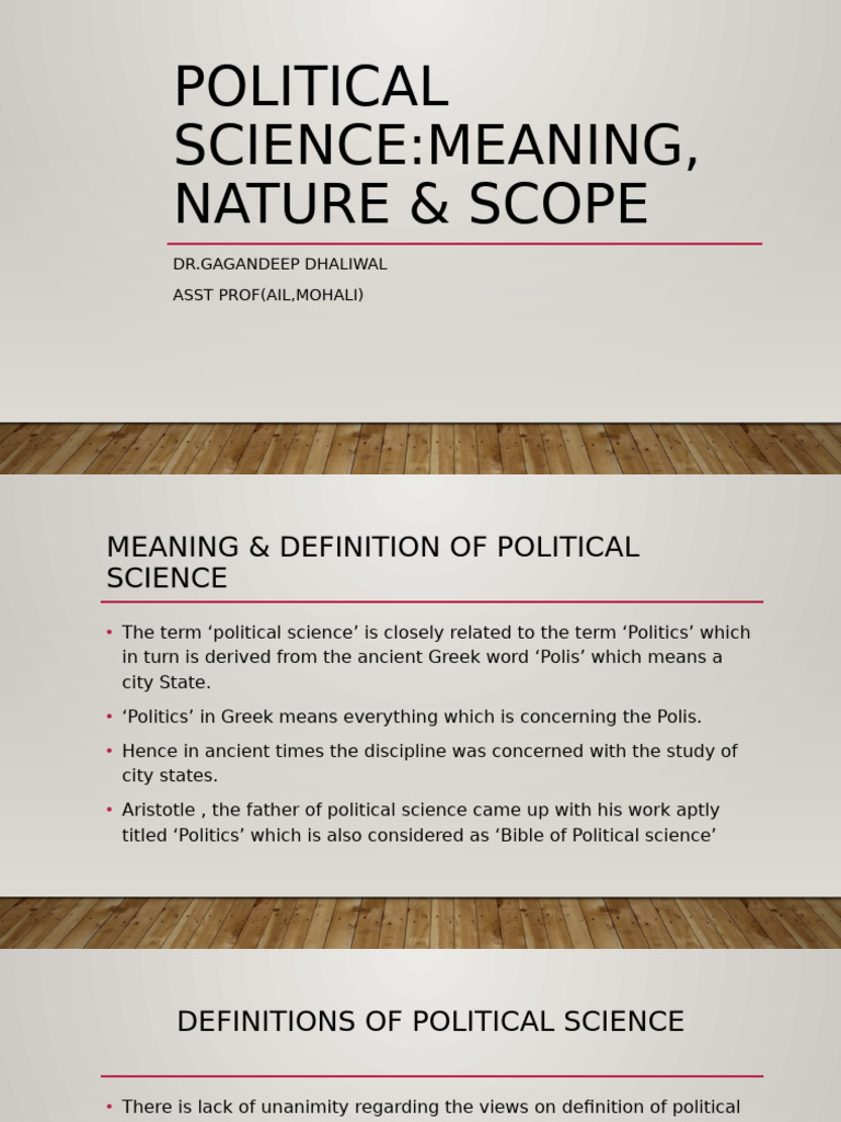 Political Science | PDF | Science | Liberal Arts Education