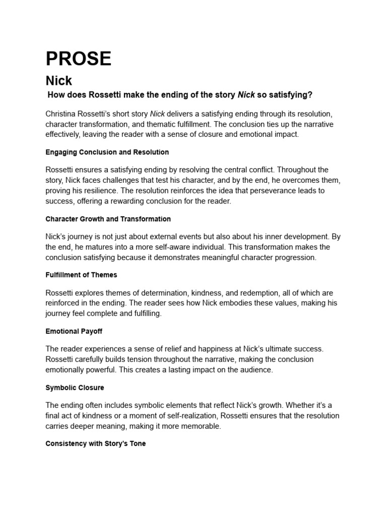 Mock 2 Answers To The Questions of Question Bank All 3 Prose, Poetry ...