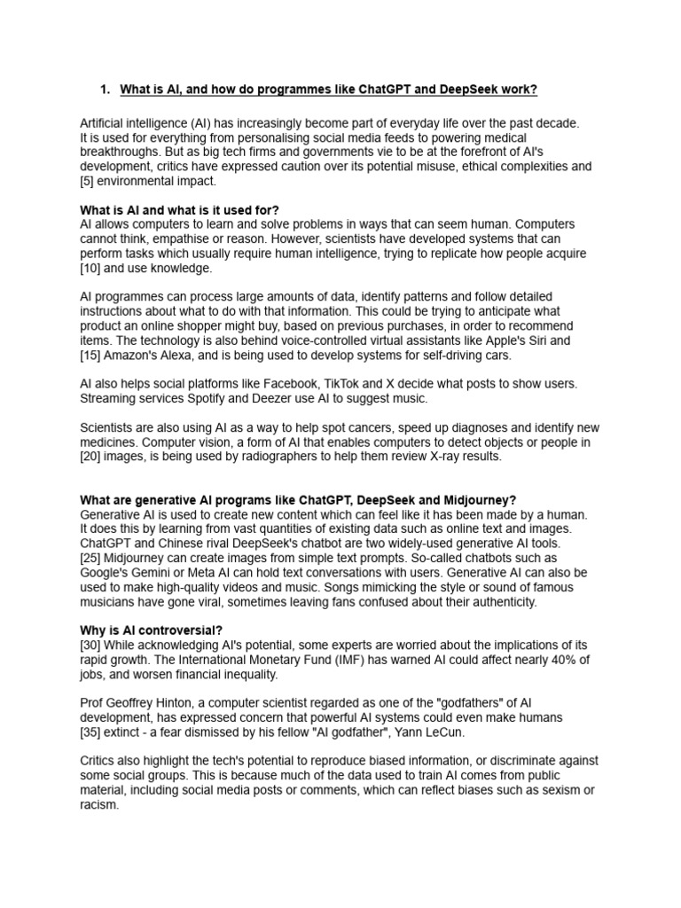 AI's Impact on Society and Ethics | PDF | Artificial Intelligence ...