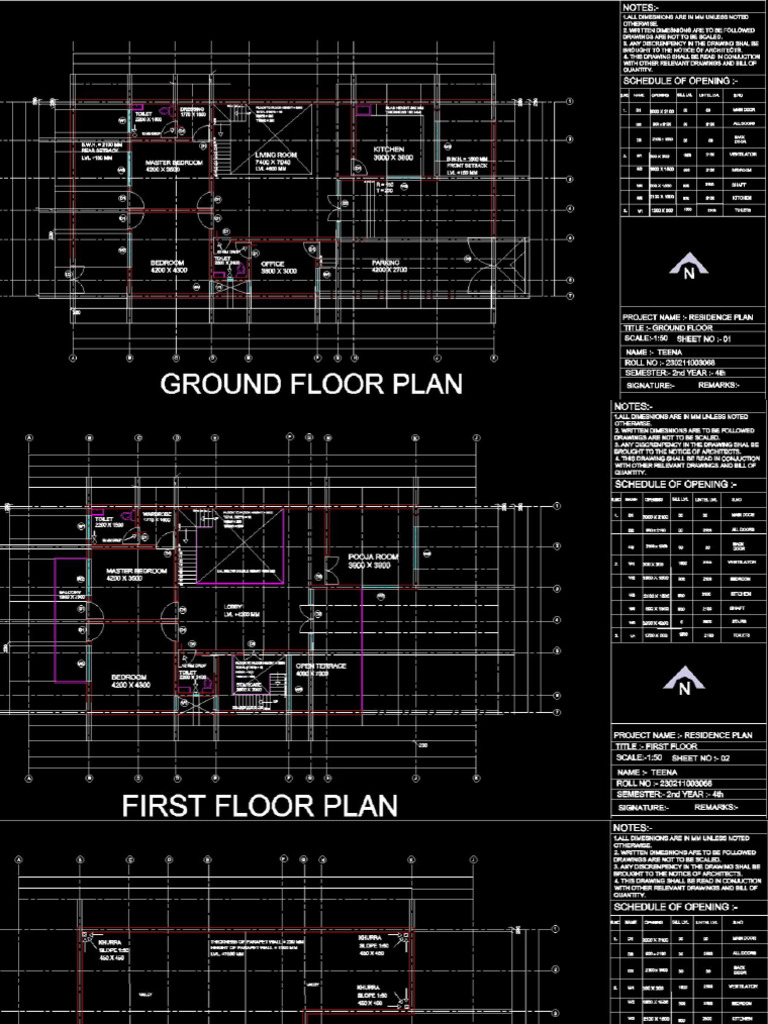 Working Drawings Plans | PDF