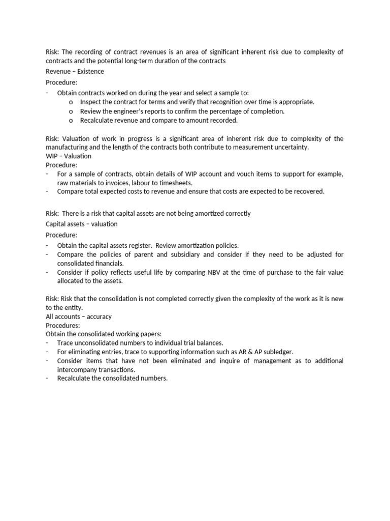 Assertions & Procedures | PDF