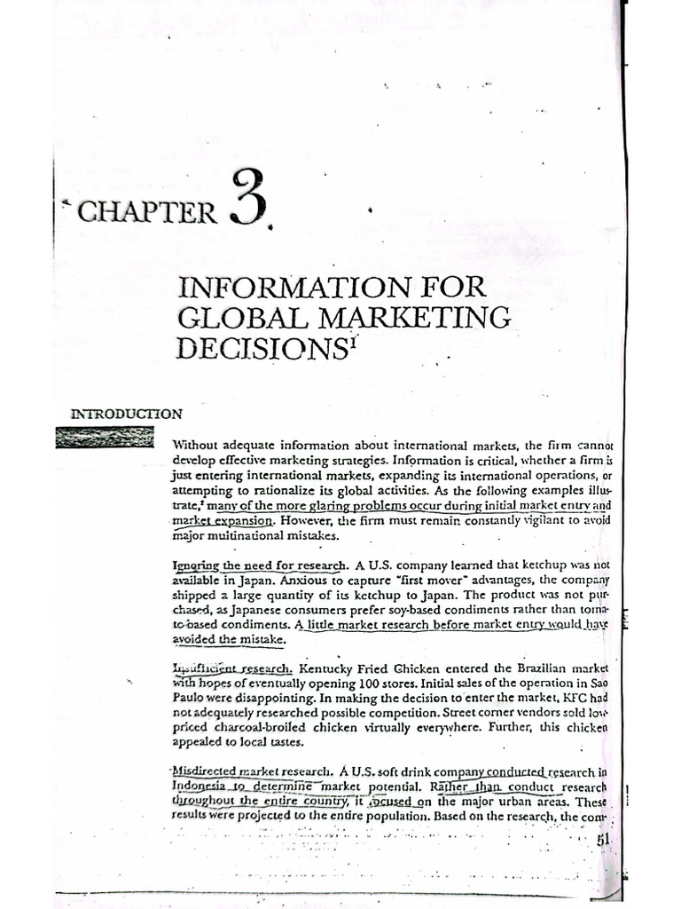 Chap03 Global Marketing | PDF
