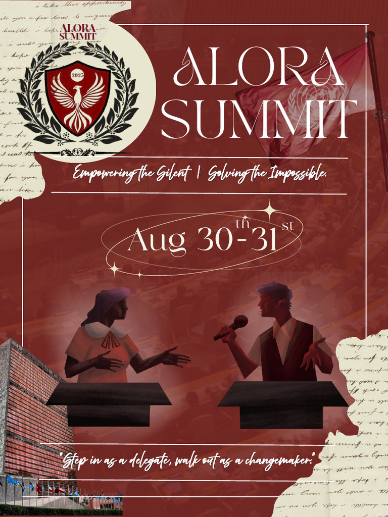 ALORA MUN Delegate Brochure 20250612 123842 0000 | PDF | International Relations