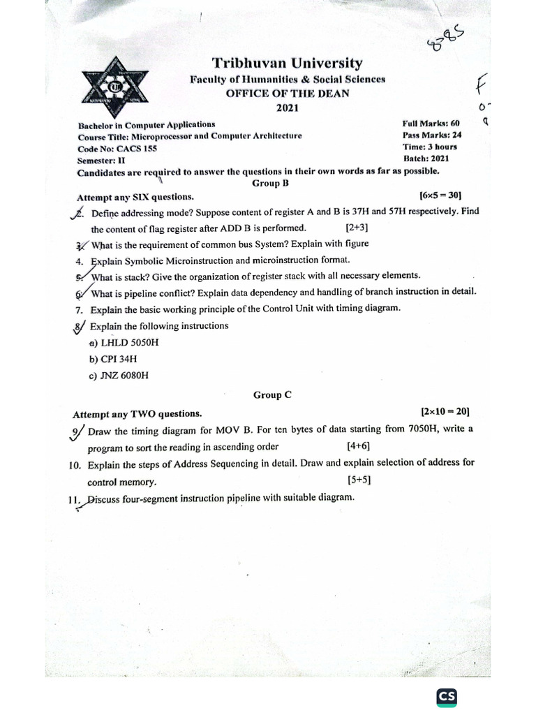 2 Nds em Microprocessor 2021 | PDF