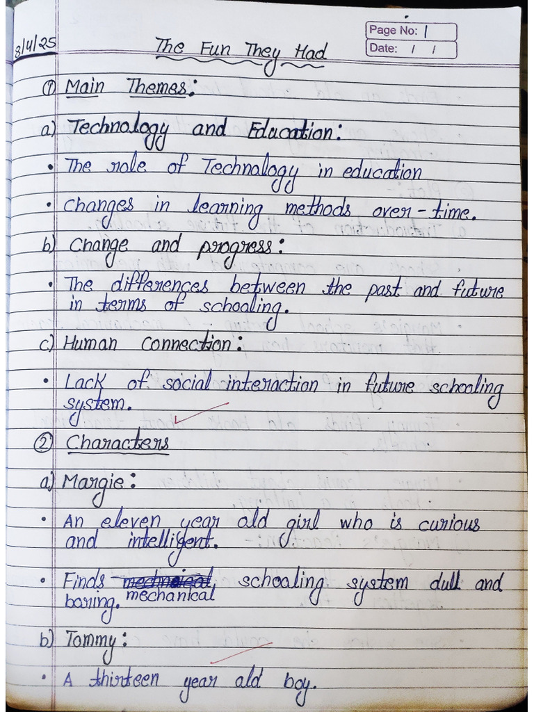 The Fun They Had | PDF