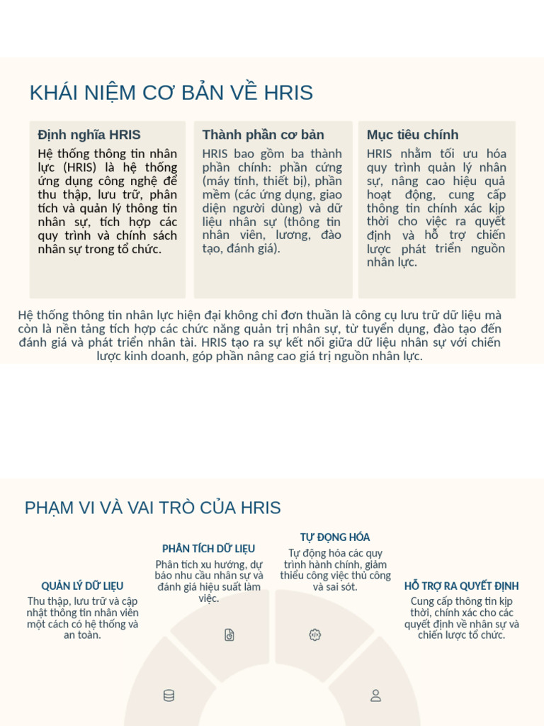 HRIS C1 Tong Quan | PDF