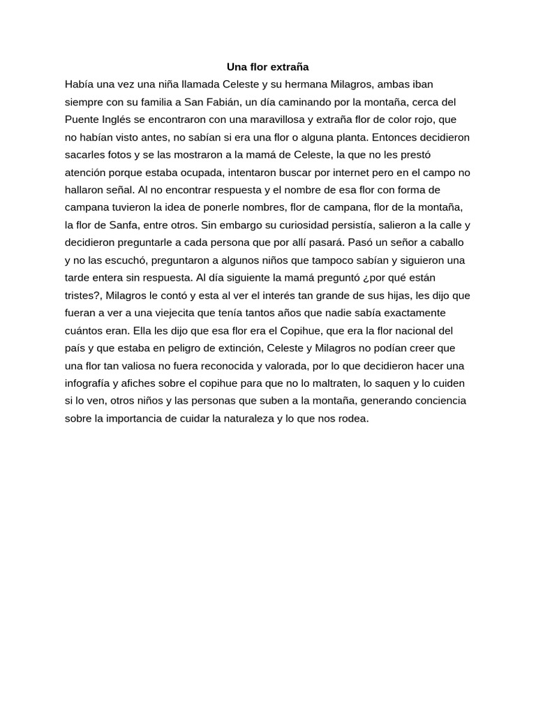 Una Flor Extraña | PDF