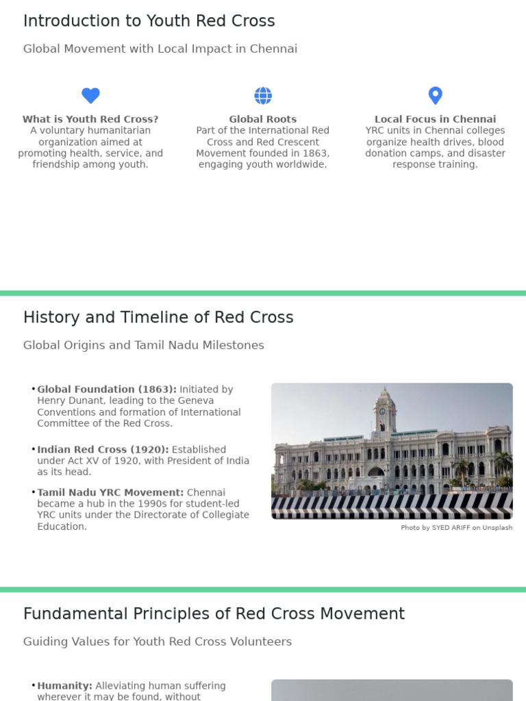 Youth Red Cross Presentation S1 | PDF | International Committee Of The ...