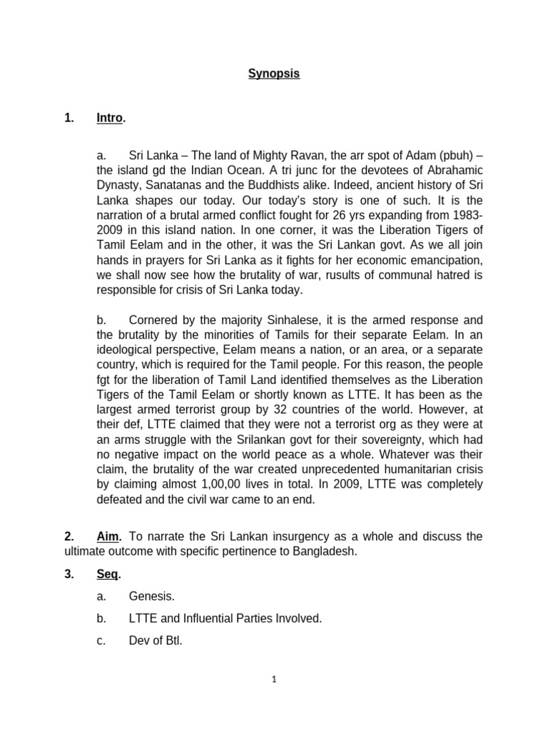 Srilankan Ops - Paper | PDF | Sri Lanka