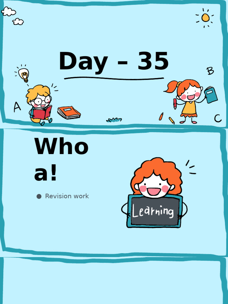YEC - S1 - Day 35 | PDF