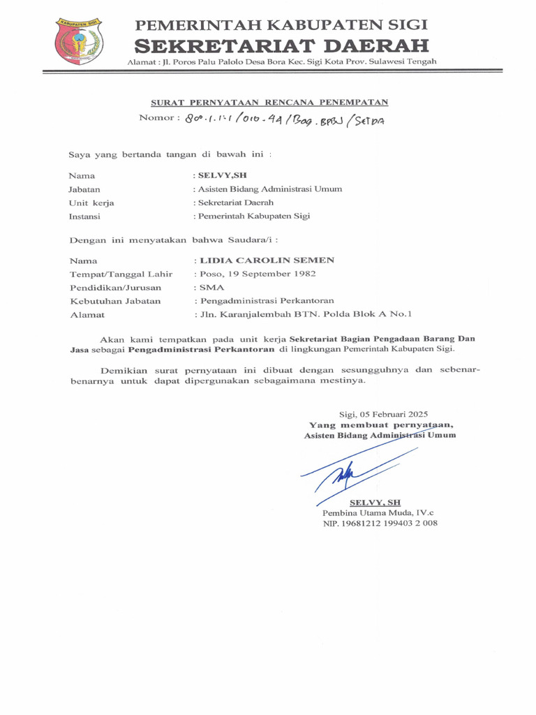 Rev SPRP Lidia Caroline Semen | PDF