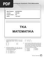Soal Tka Paket 1 | PDF