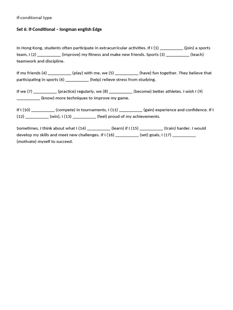 Eng S2 - If Conditional 中中 PGT Version x20 - Ex6 - 複製 | PDF