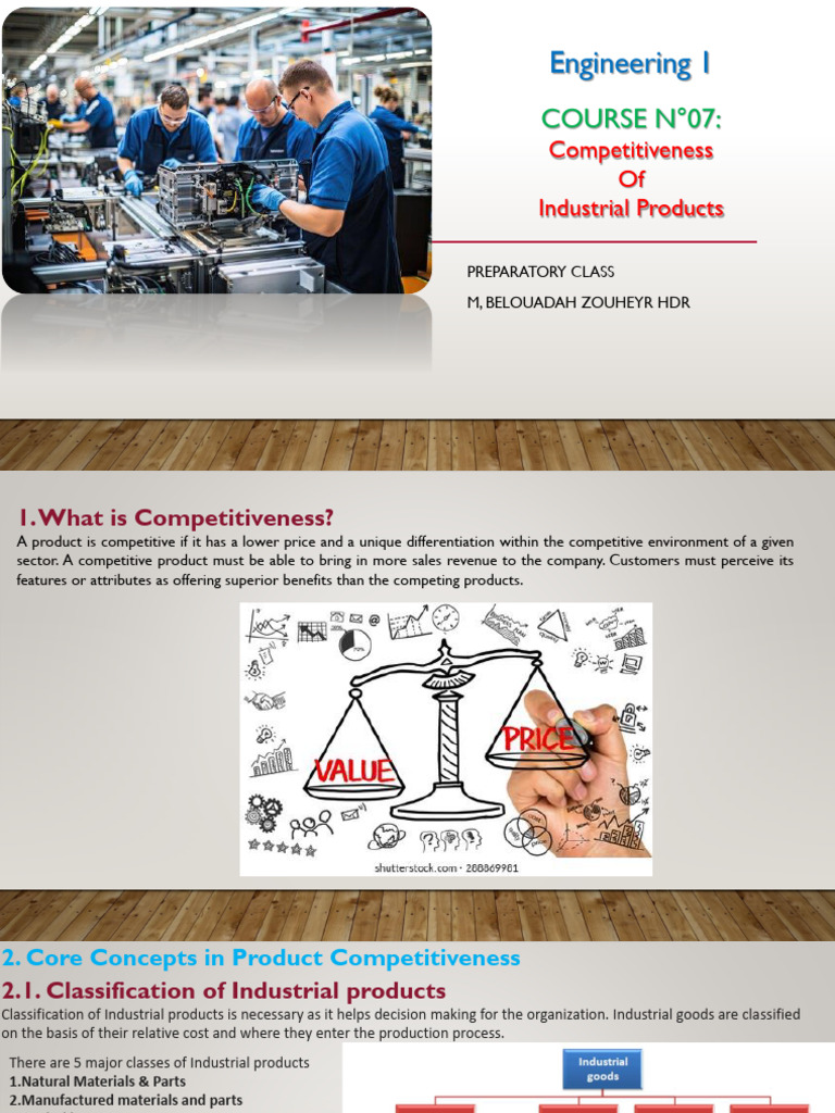 Industrial Product Competitiveness Guide | PDF | Product (Business) | Brand