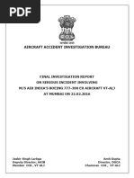 Preliminary Report VT-ANB | PDF | Aviation Accidents And Incidents ...