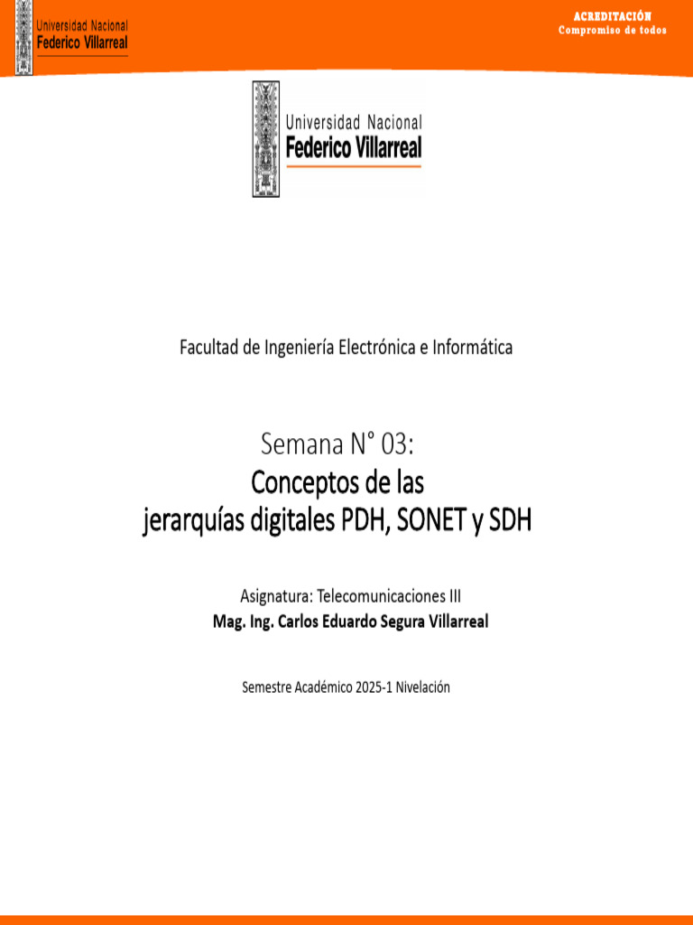 Clase 03 PDH SDH Sonet | PDF