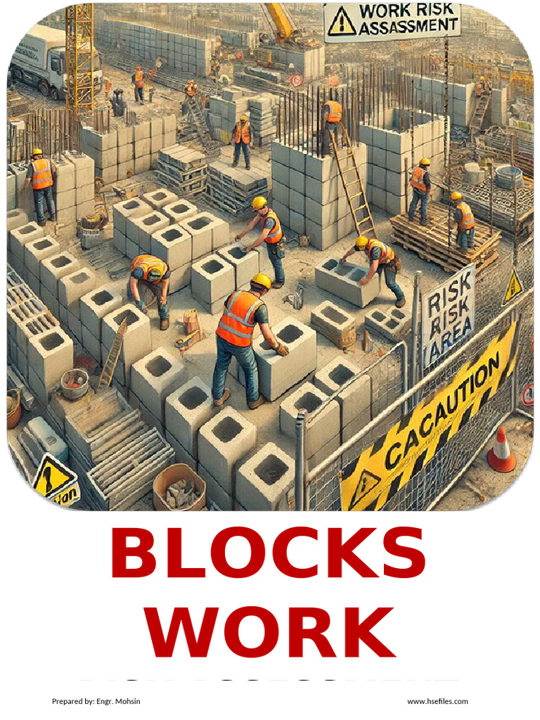 Block Work Risk Assessment Guide | PDF | Personal Protective Equipment ...