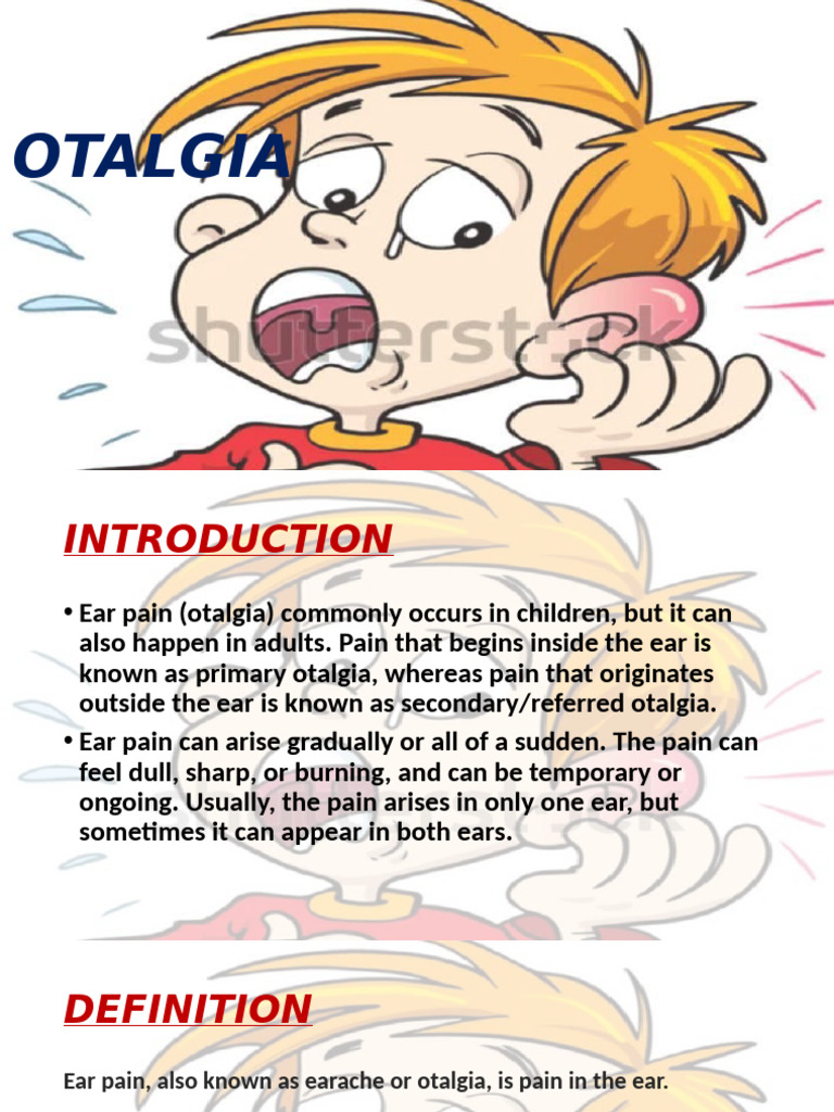 OTALGIA | PDF | Medical Specialties | Diseases And Disorders