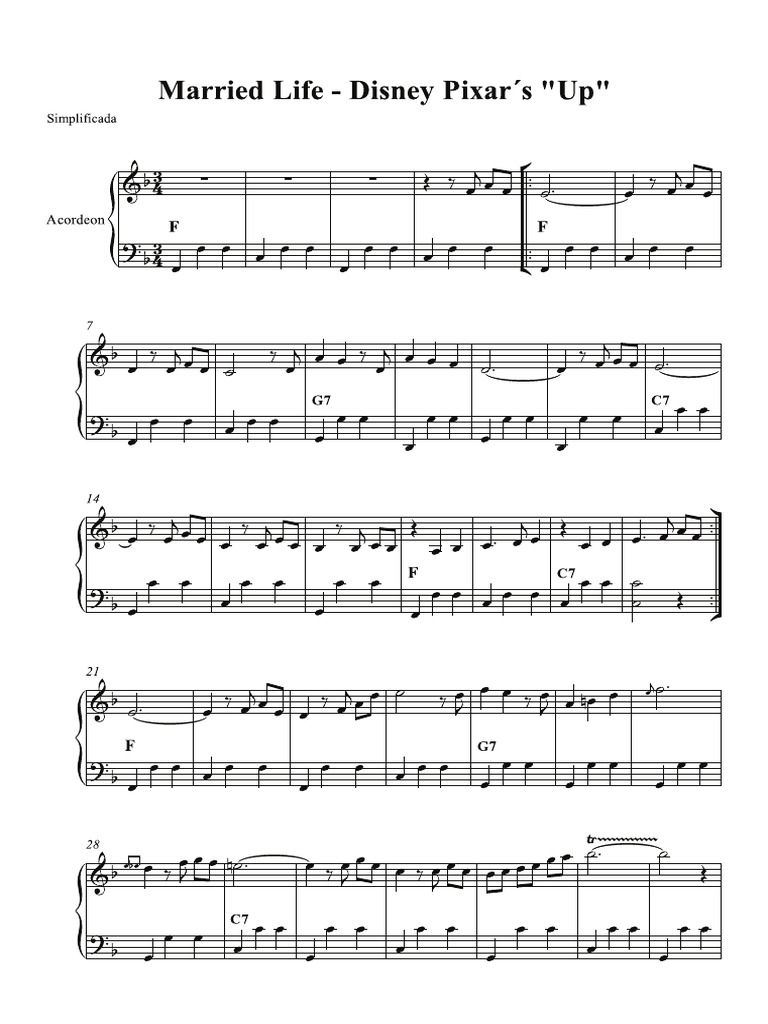 Married Life Theme | PDF