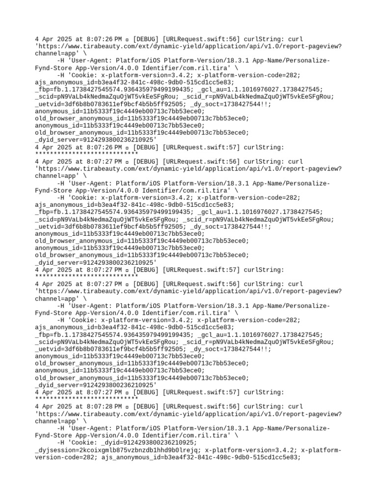Logout Issue Logs2025!04!04 | PDF | Software | Internet Protocol Based ...