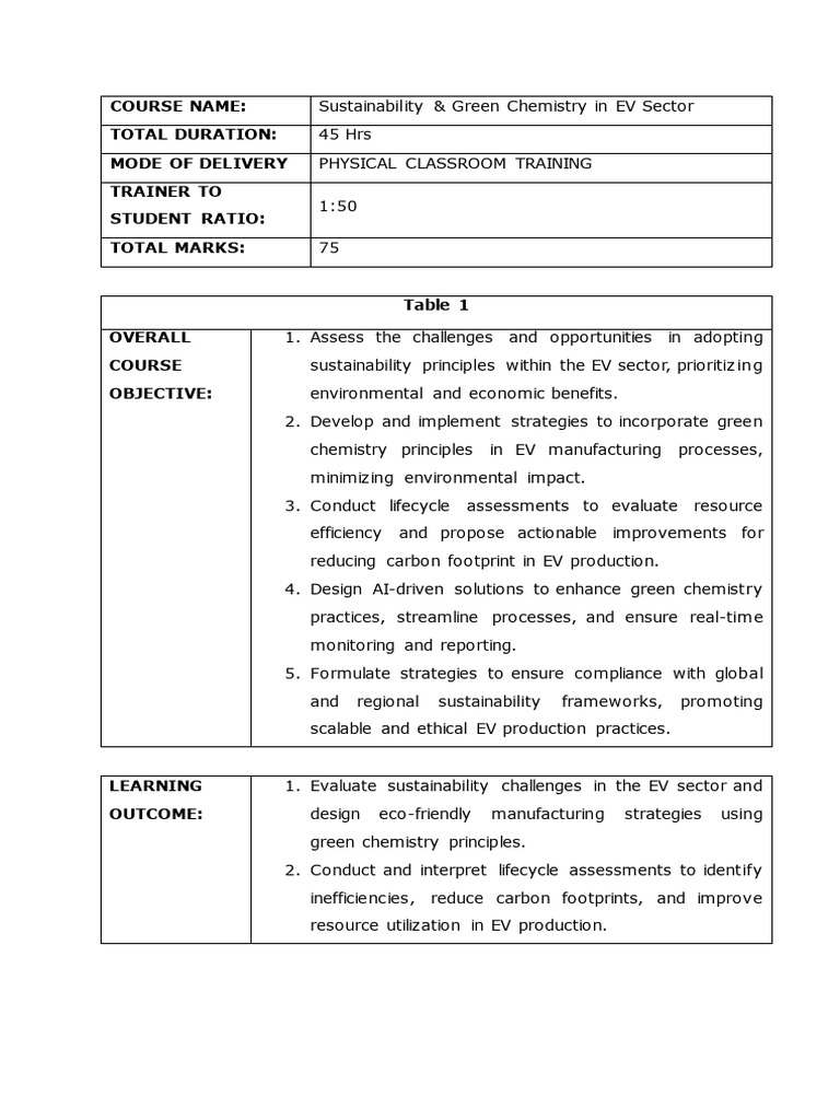 Nan Mudhalvan Sustainability | PDF | Life Cycle Assessment | Sustainability