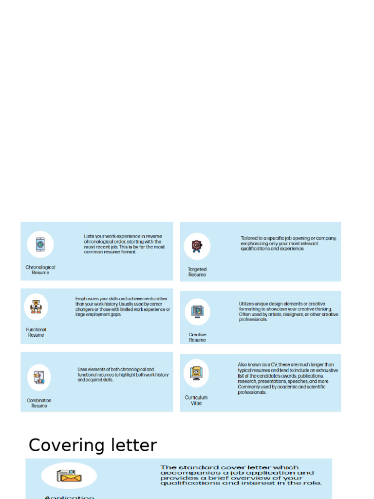 Resume Types | PDF