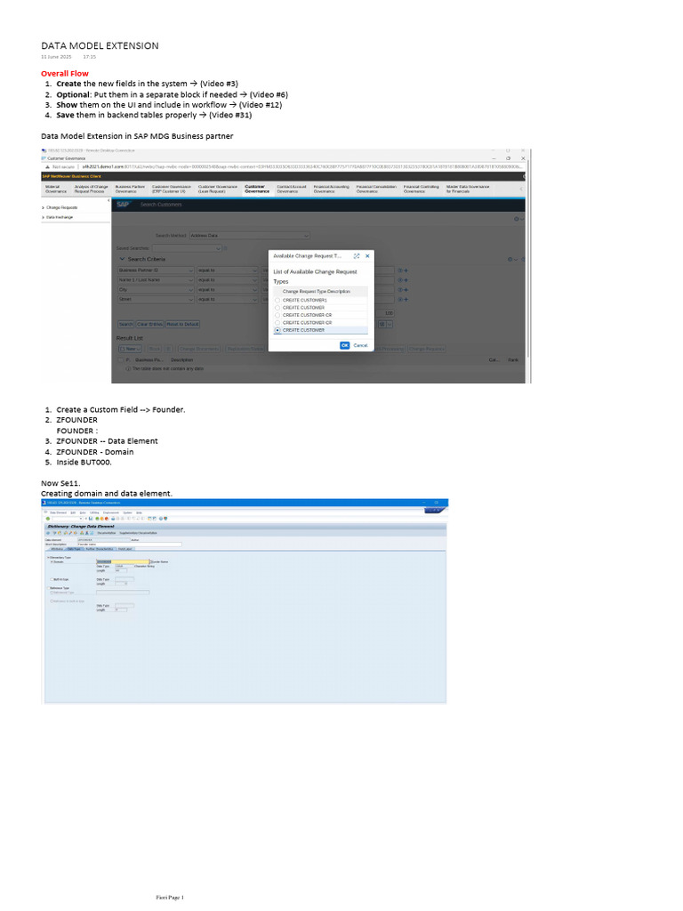 DATA Model Extension | PDF