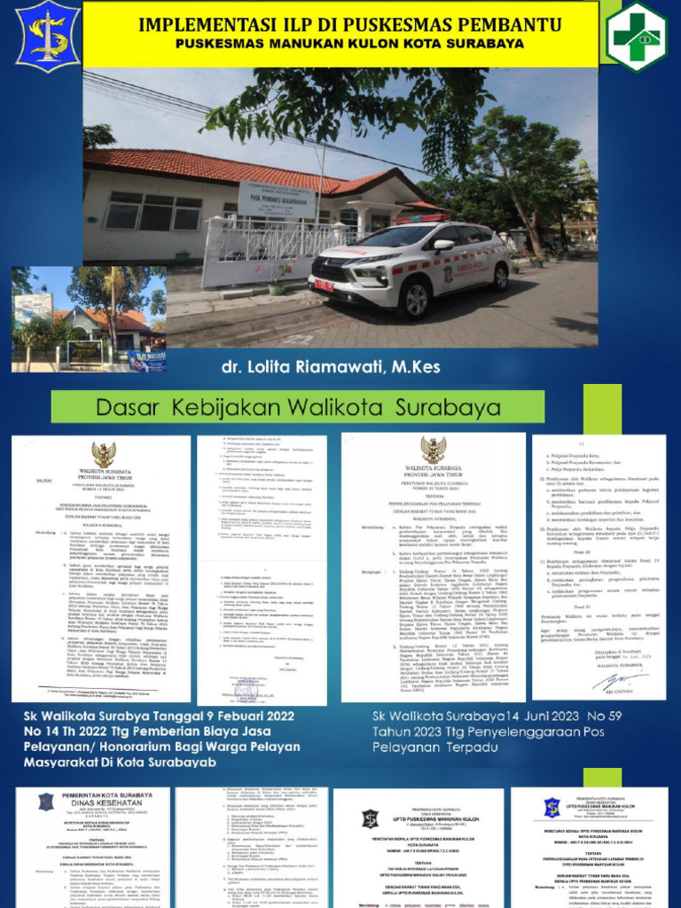 Sharing Session - Implementasi ILP Di Pustu - PKM Manukan Kulon ...